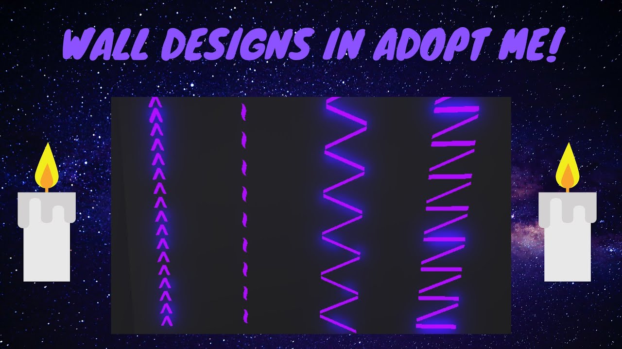 5 Wall Designs || Adopt Me || Melon Playz - YouTube