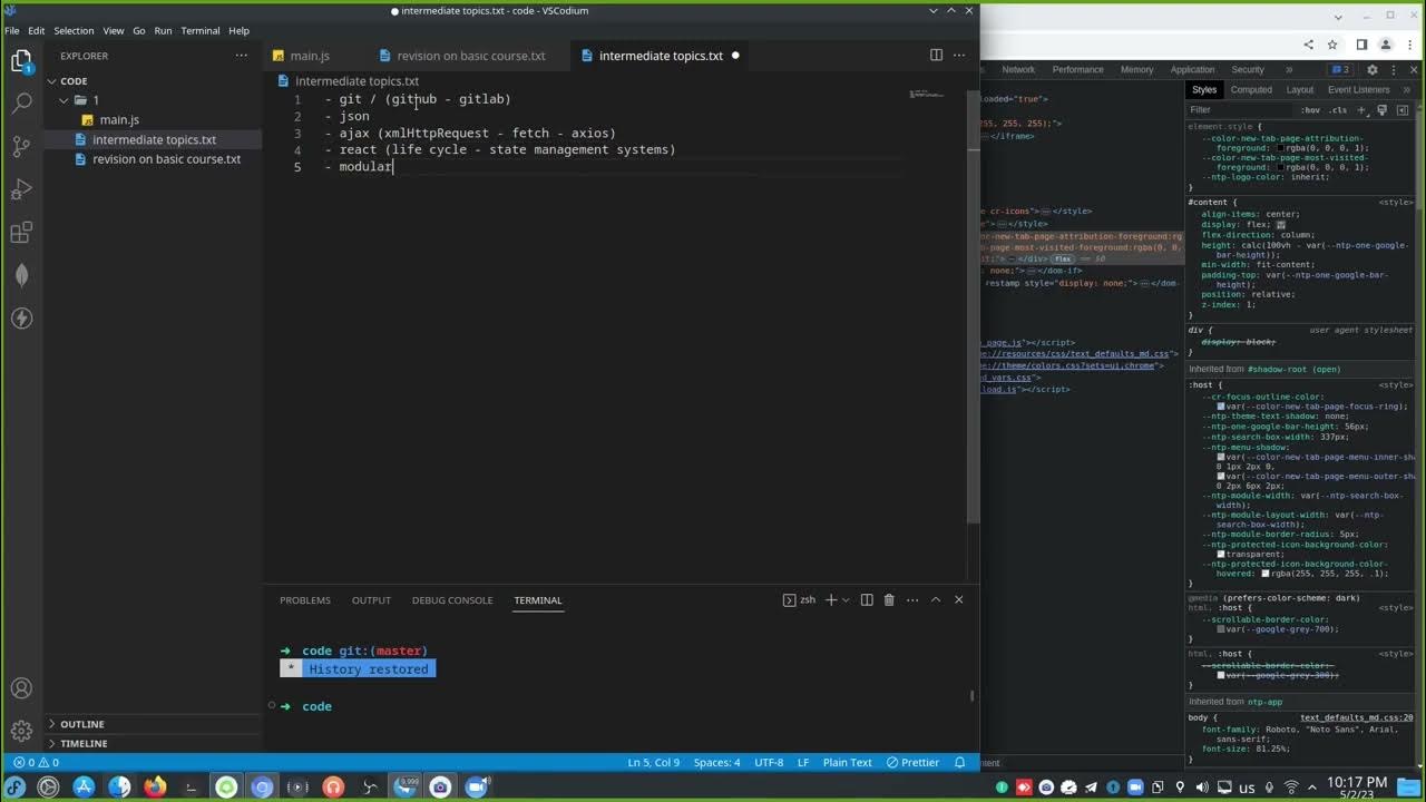 2- Front End Intermediate Course 2023 - Lecture 1 - Part 2 - Introduction (Arabic) - YouTube