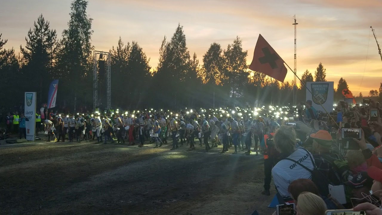 Mass Start 70th Jukola relay 2018 - YouTube