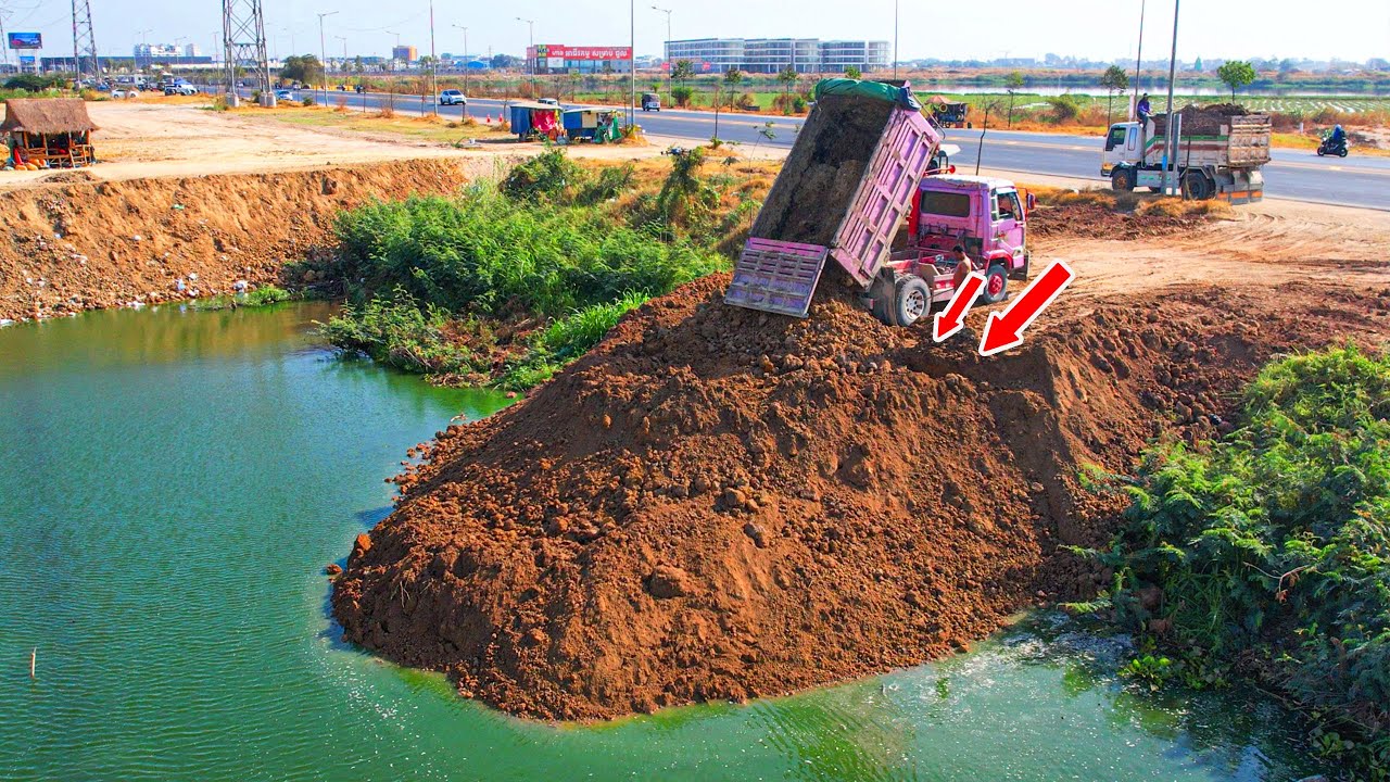 Update Project Perfectly Just Starting Filling Land Use Dump Trucks ...