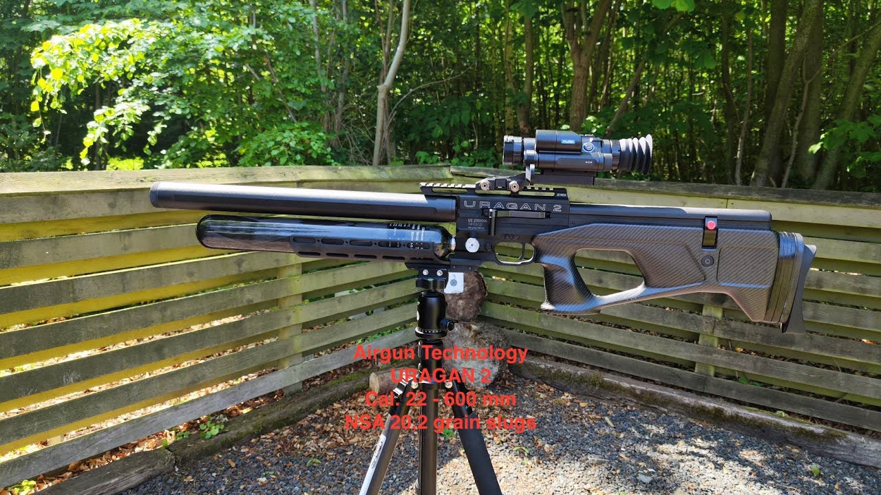 Airgun Technology Uragan 2 - cal. 22 & pest control - YouTube