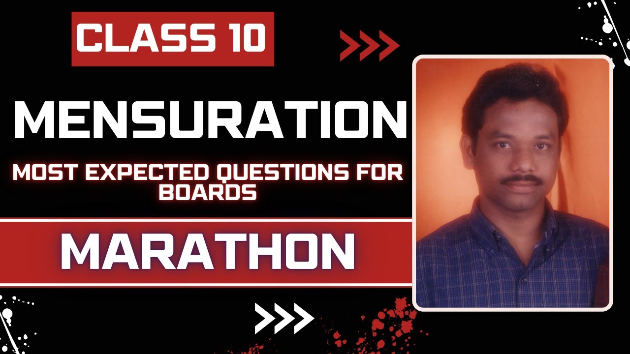 Class 10: Mensuration Most Expected Questions for Boards| Part 1 - YouTube