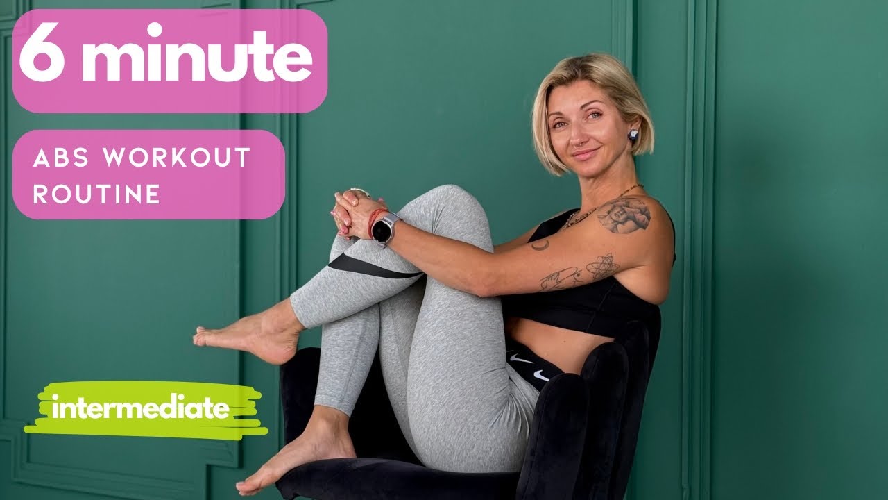 6-Minute Abs Workout | 12 Exercises for a Strong Core | NO TALKING ...