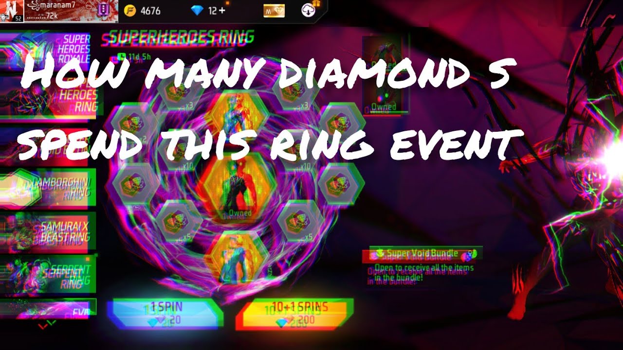 How to claim the new ring event super Hero void bundle/ FF new void ...