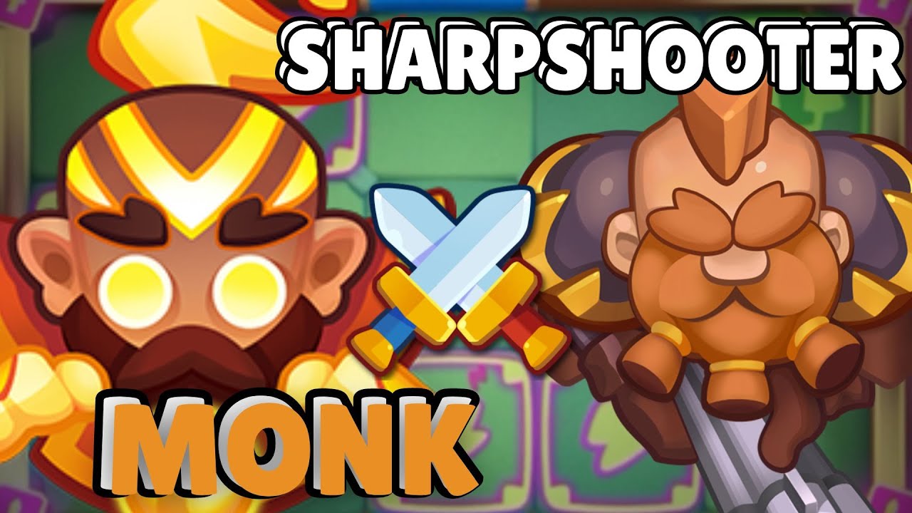 Max MONK vs Max SHARPSHOOTER | Replay PVP | Rush Royale - YouTube
