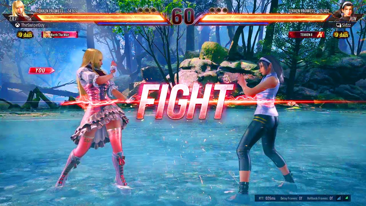 Fighting A Warrior Jun Player - Lili vs Jun - Tekken 8 CBT Matches - Tekken 8 CBT Gameplay - YouTube