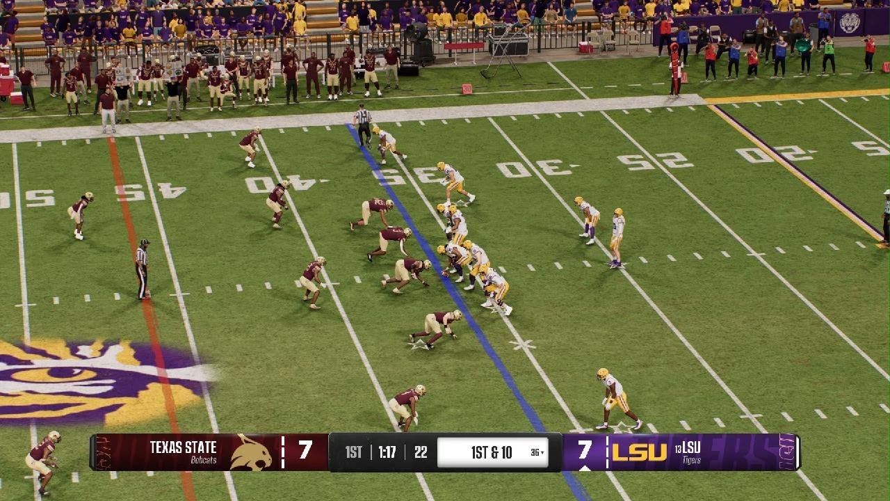 CFB 25 Tournament 2 LSU Vs 15 Texas State (64 team playoff) - YouTube