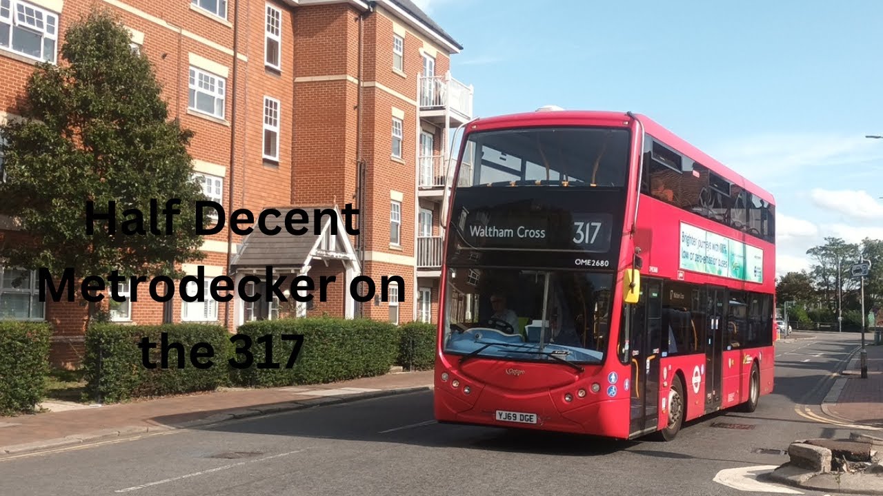 Half Decent | Route 317 | Metroline London | Optare Metrodecker - YouTube