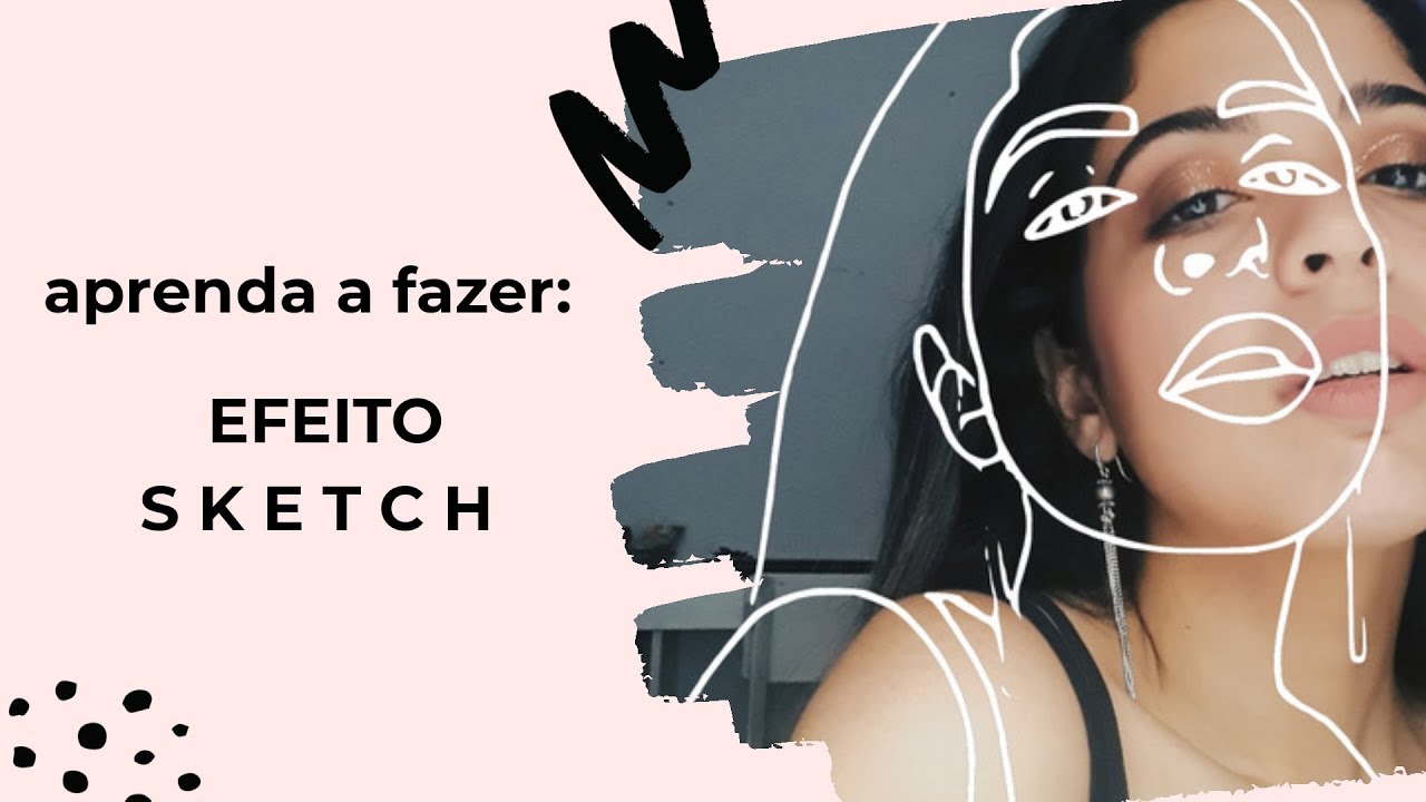 COMO FAZER O EFEITO SKETCH NO PICSART - EFEITO DESENHO | Nathaly Oly ...