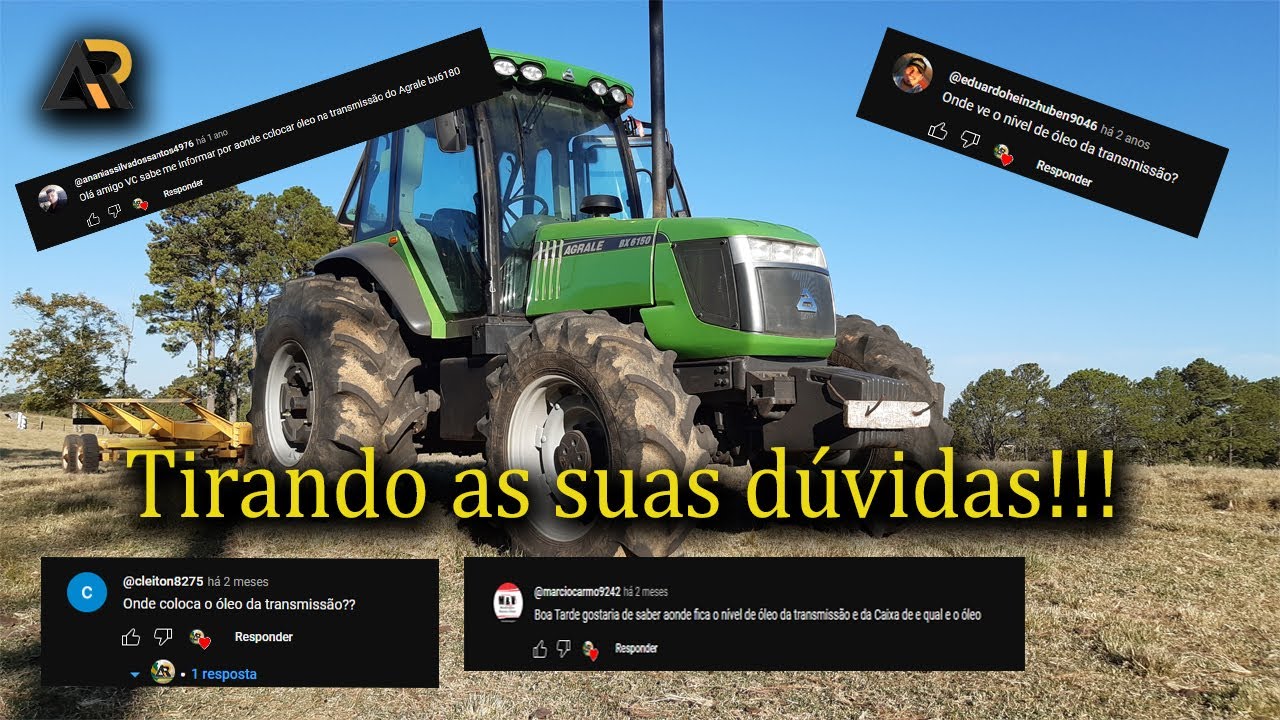 COMO COLOCAR ÓLEO HIDRAULICO E COMO VER NIVEL DE ÓLEO NOS TRATORES ...