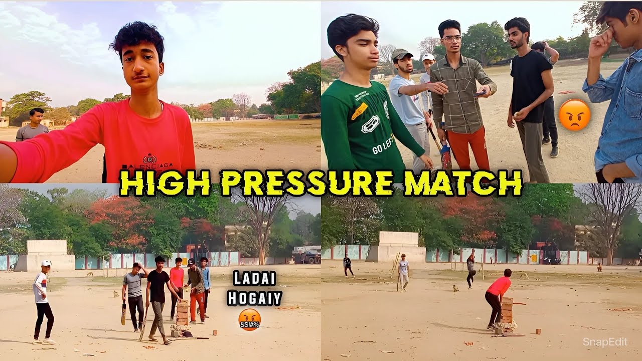 High Pressure Match Vlog 😳😲‼️Ladai Hogayi 🤬😤‼️ Ayan Iconic Vlogs 🔥 ...