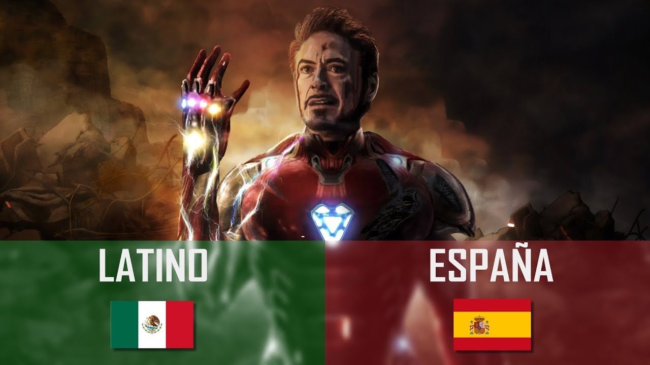 Yo soy Iron Man - Español Latino vs Castellano - YouTube