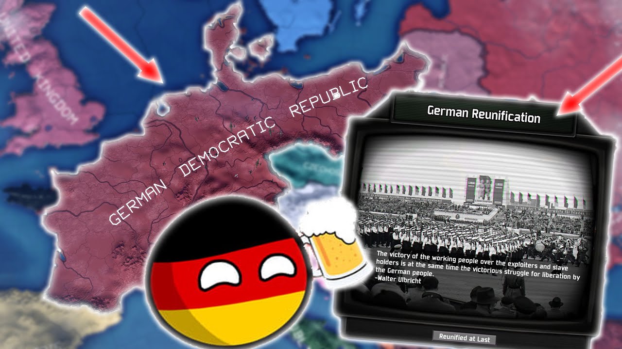 GDR Unifies Germany & Starts WW3! - HOI 4 Cold War - YouTube