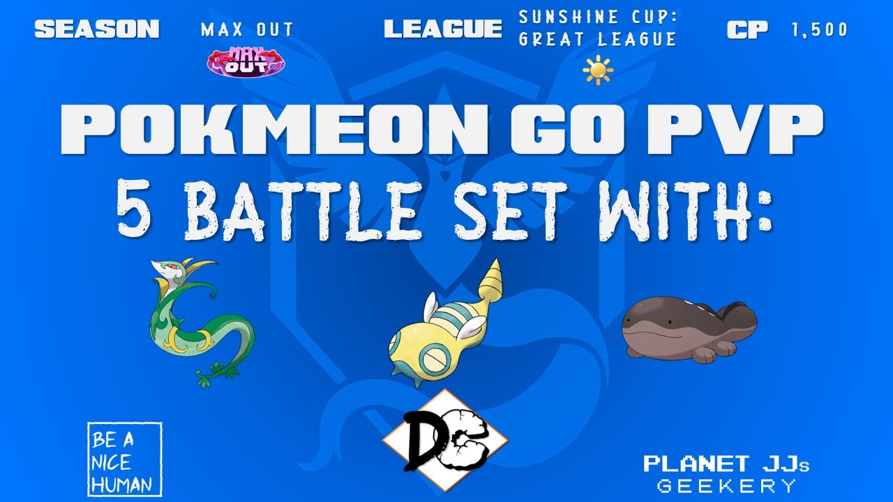 Pokémon GO PvP - Sunshine Cup: Great League (5 Rounds) Serperior ...