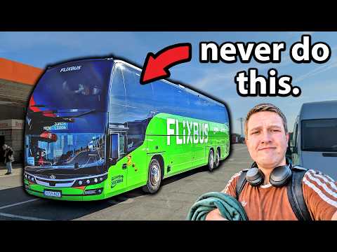 I Took Europe’s Longest Bus Ride! (100+ MISERABLE Hours on FlixBus)