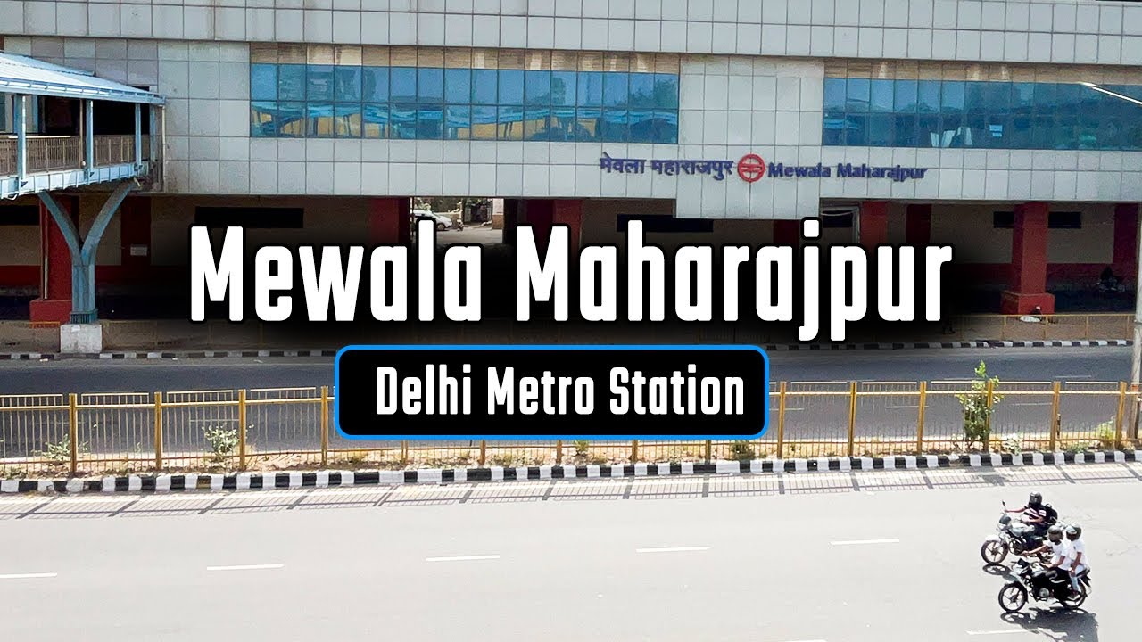 Mewla Maharajpur Metro Station || Violet Line of the Delhi Metro - YouTube