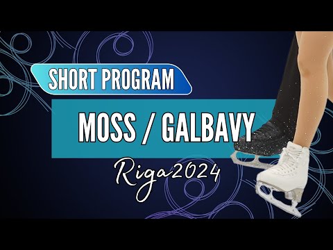 Reagan MOSS / Jakub GALBAVY (USA) | Junior Pairs Short Program | Riga 2024