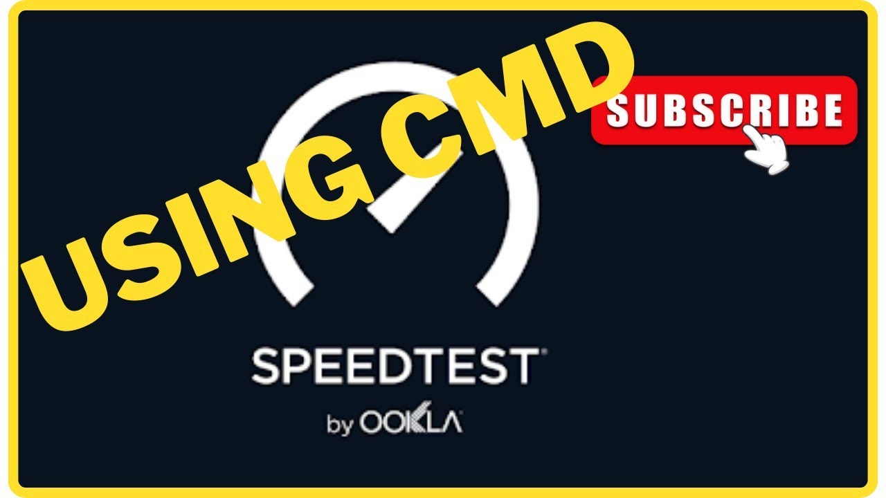 Take Ookla Speedtest Via Command Prompt Using Speedtest Cli Youtube