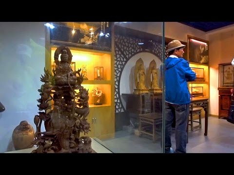 徽州文化博物館木雕藝品 Huizhou Culture Museum (China) - YouTube