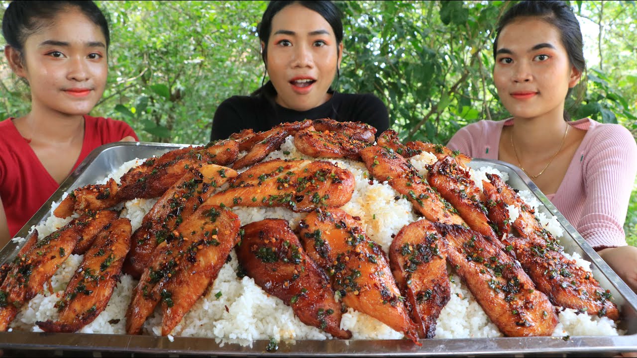 Chicken chest stir-fry with rice recipe - Amazing cooking - YouTube
