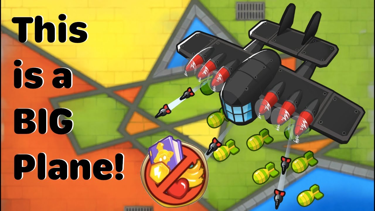 How to Beat Chimps with BIG PLANE! - Bloons TD 6 - YouTube