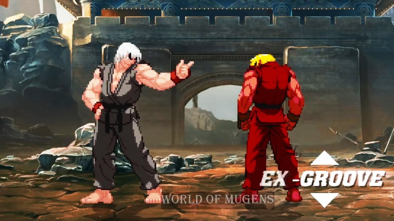 [Street Fighter Mugens] Ken Alpha VS Evil Ken - YouTube