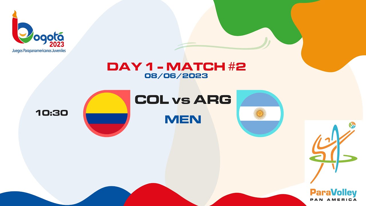 Match #2 - COL vs ARG - Men - 2023 Bogota Youth Parapan American Games ...