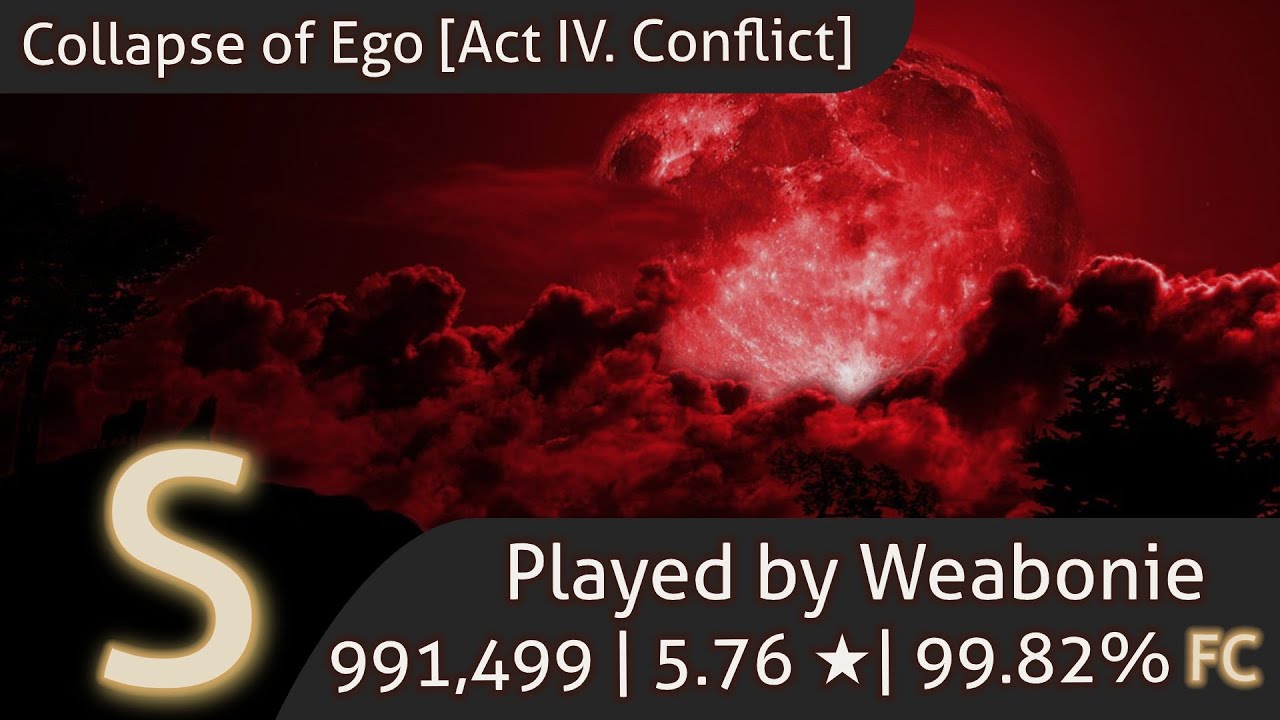 Osu!mania | Weabonie | DJ Myosuke - Collapse of Ego [Act IV. Conflict ...