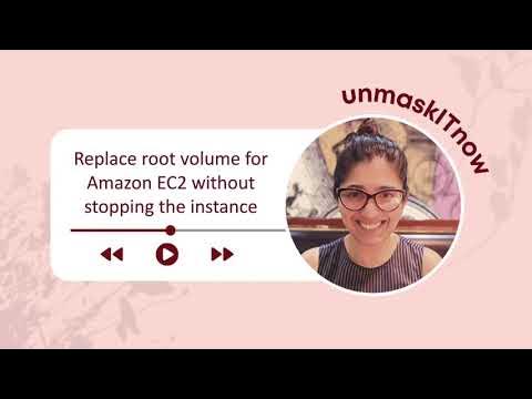 Replace Root Volume for Amazon EC2 without stopping the Instance - YouTube