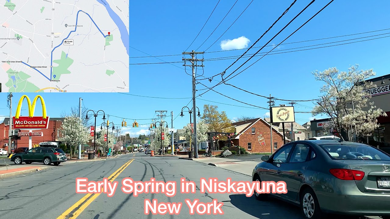 Early Spring Driving Around Niskayuna, NY: Upper Union St - GE Research ...