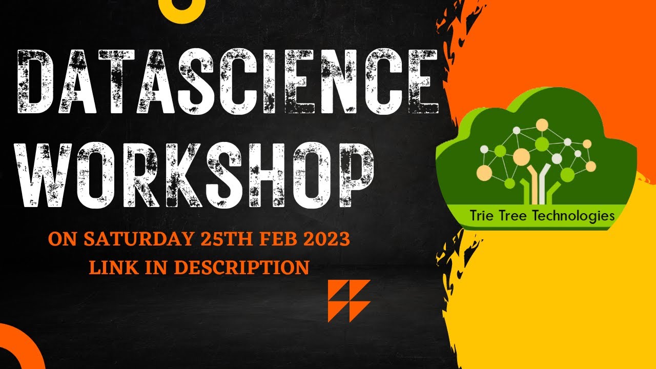 #Data Science Workshop | Join on Saturday | Link in Description - YouTube
