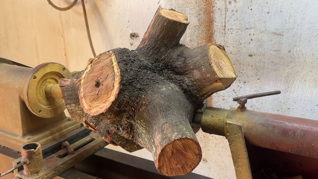Craft Woodturning Ideas // Turn Tree Branches Into Unique Works - YouTube