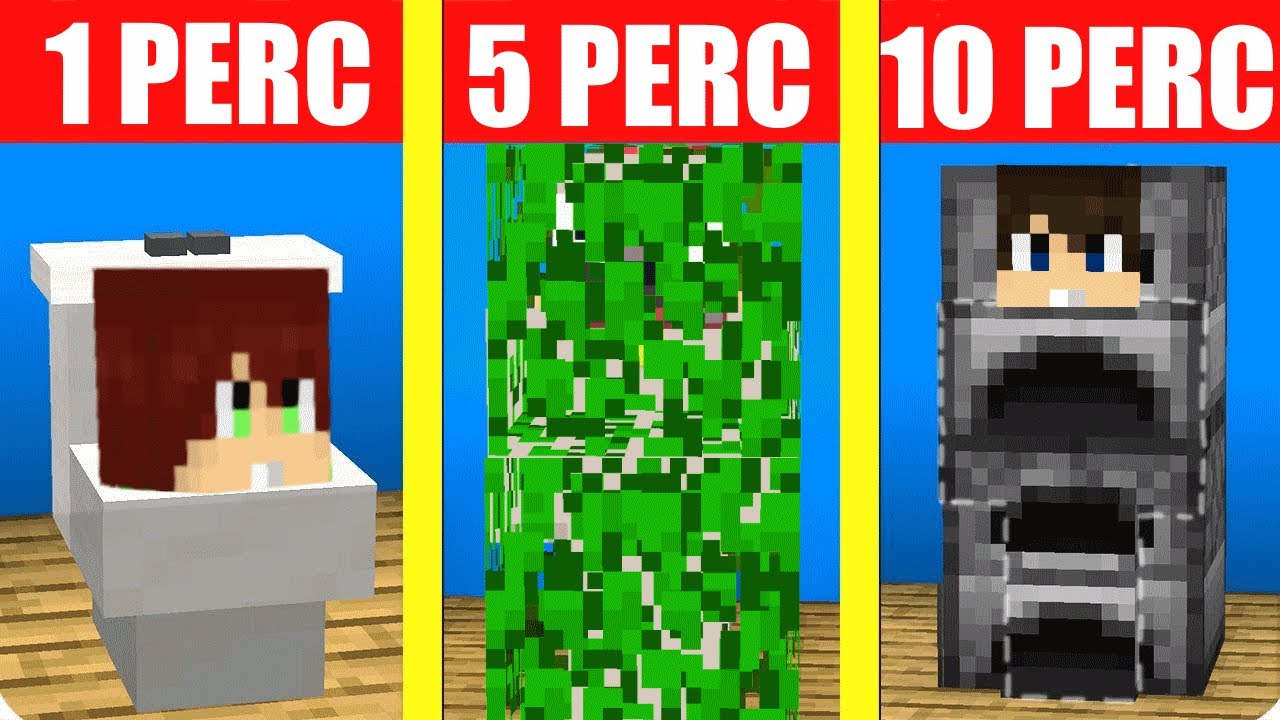 1 PERC 5 PERC ÉS 10 PERC BÚJÓCSKA KIHÍVÁS A MINECRAFTBAN! - YouTube
