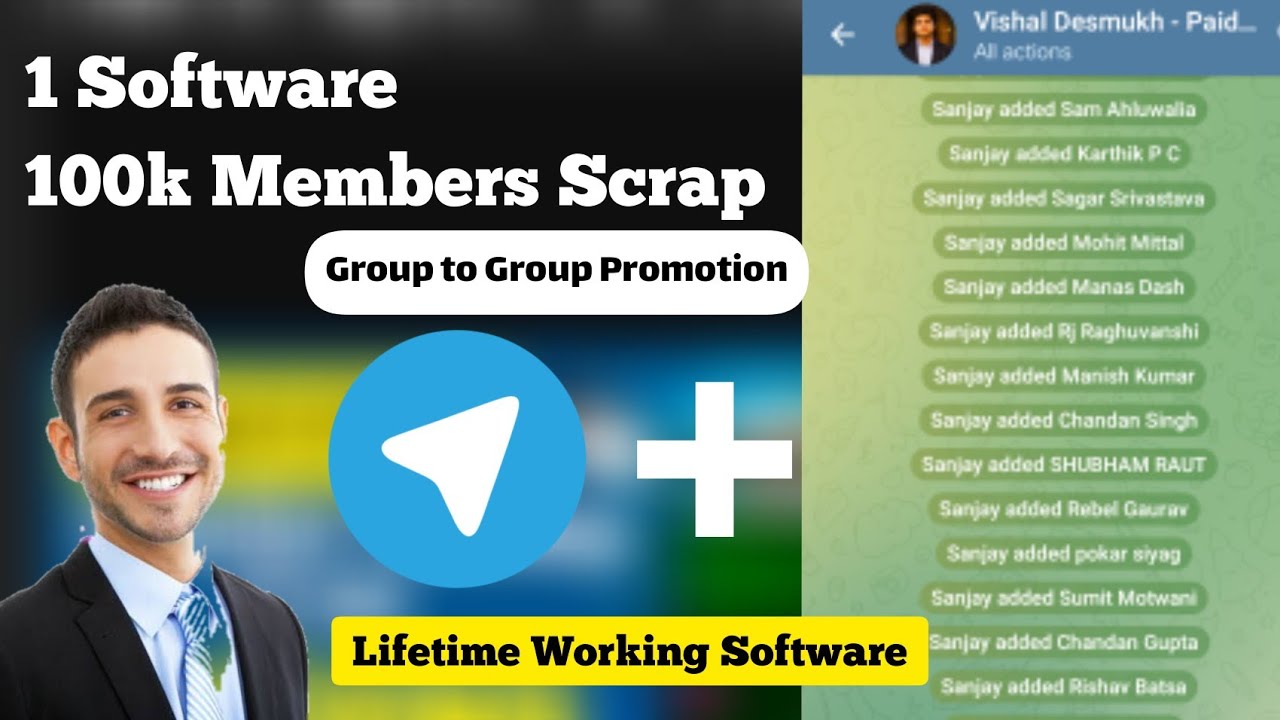 Best Software for Telegram Members Adding 2022 | Scrap members from any ...