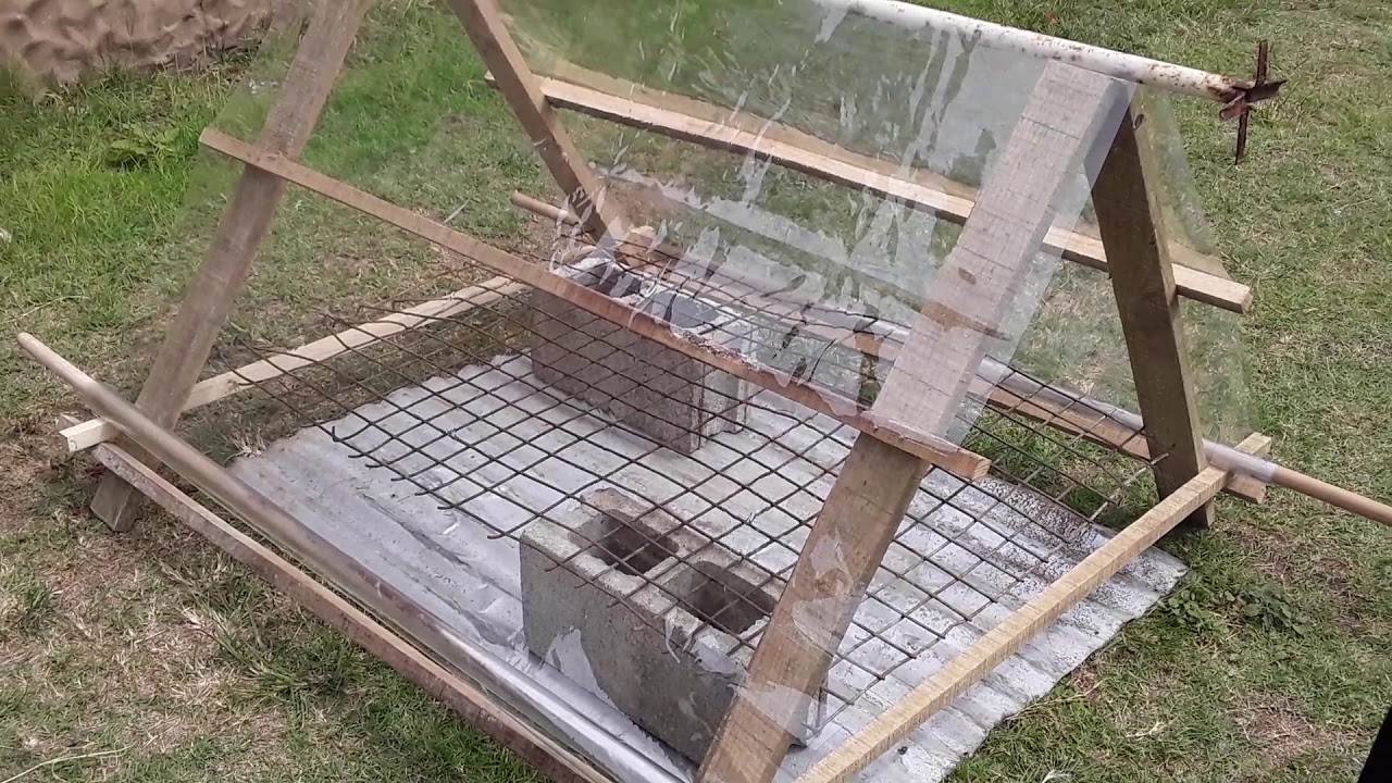 Tent solar dryer - community customized - YouTube