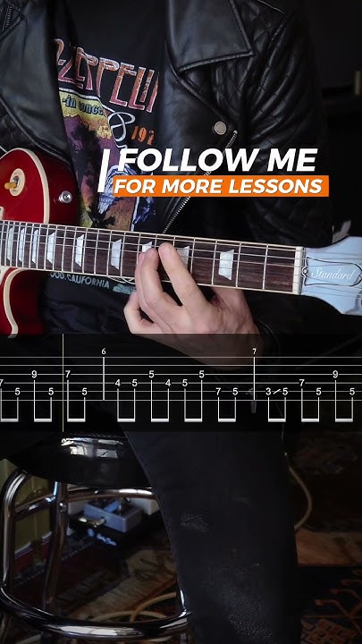 GUITAR LESSON TABS - Poison by Alice Cooper - YouTube