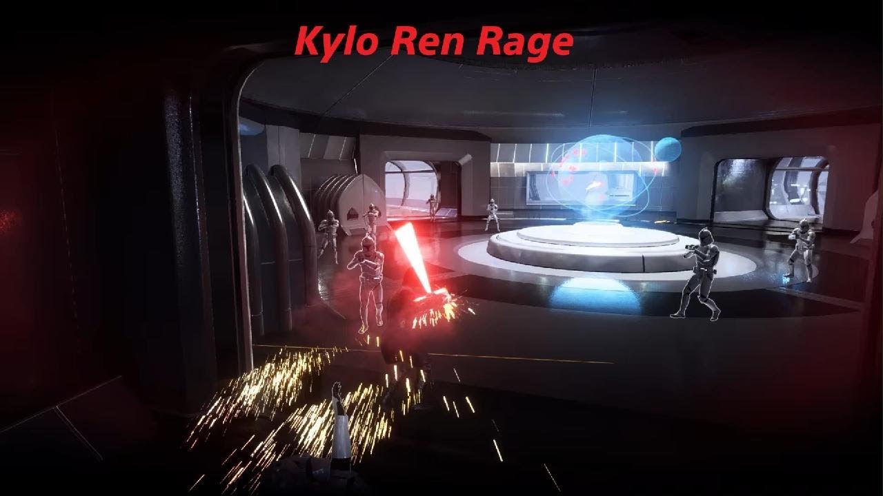Kylo Ren Rage Gameplay STAR WARS Battlefront II - YouTube