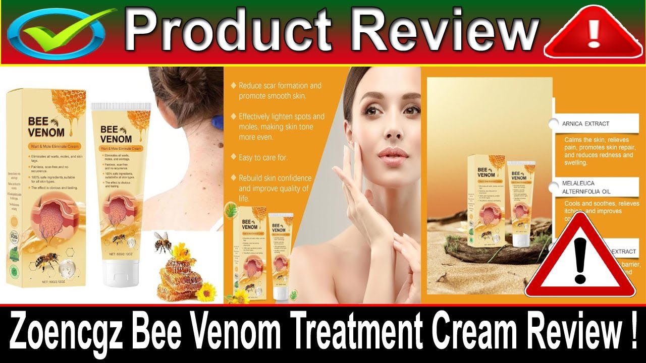 Zoencgz Bee Venom Treatment Cream New Professional Bee Venom Repair ...