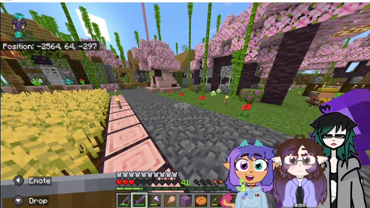 Minecraft/VTuber test stream featuring Terra and Razz - YouTube