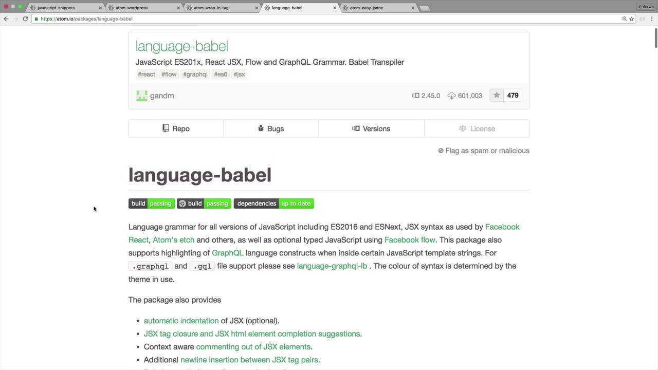 Atom Editor Tutorial - Babel [21/32] - YouTube
