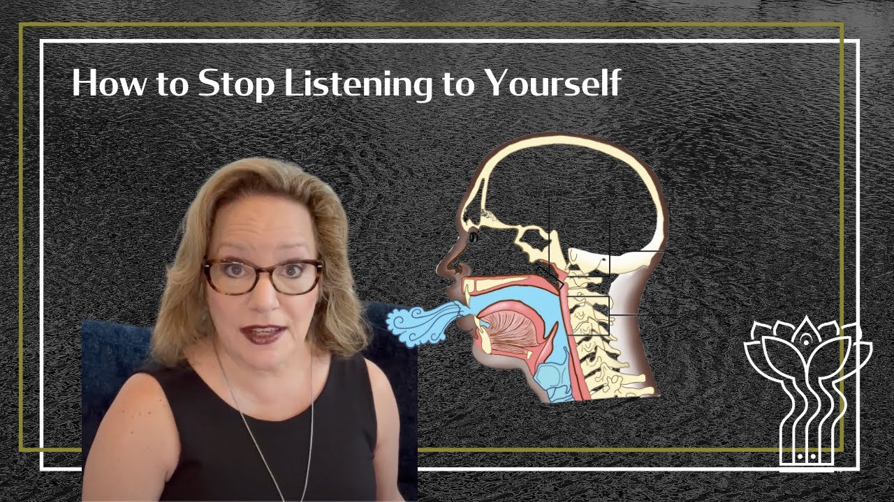 How to Stop Listening to Yourself - YouTube