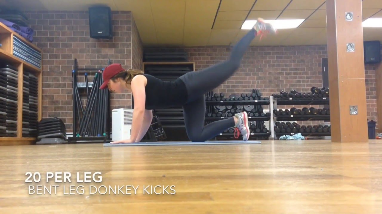 4 easy toning butt workouts - YouTube