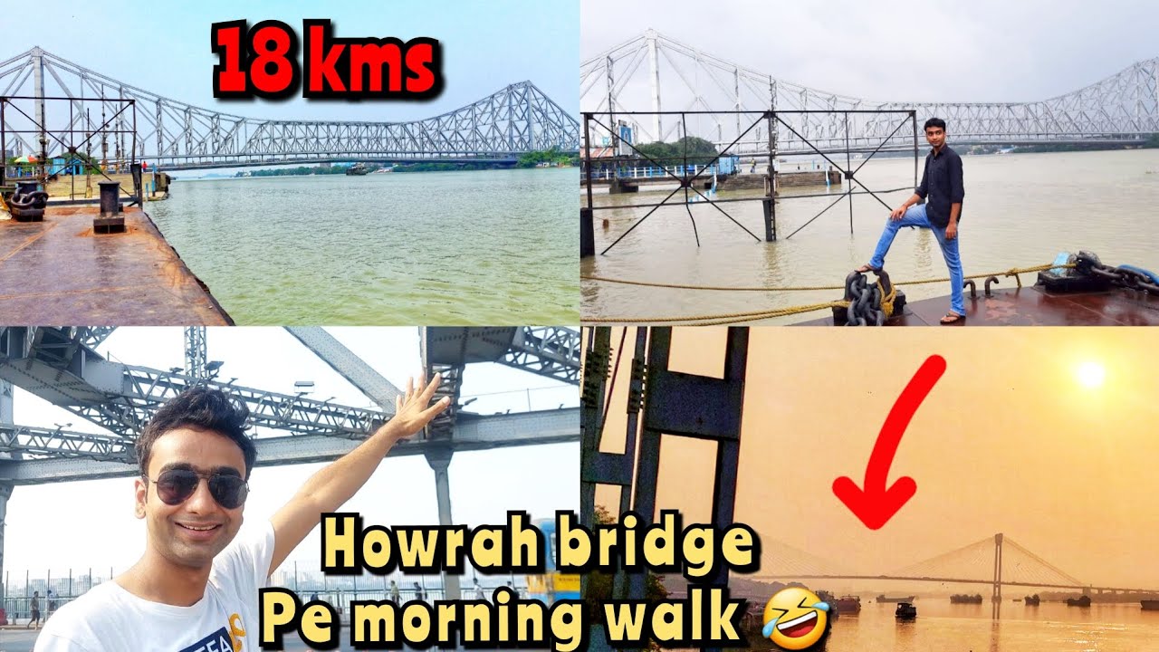 underwater metro in kolkata howrah bridge pe morning walk seen hi ...