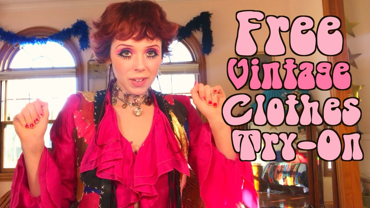 Free Vintage Clothes Try-On - YouTube