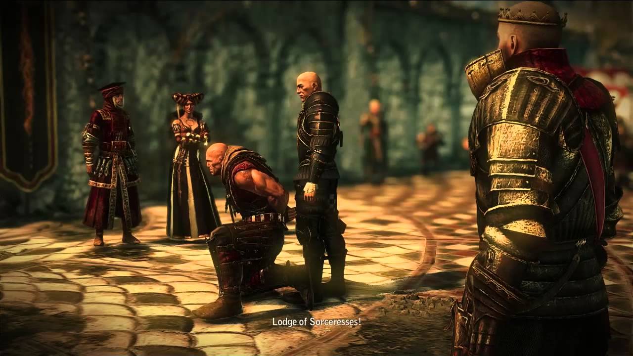 The Witcher 2 Playthrough Part 34 The Peace Conference at Loc Muinne ...