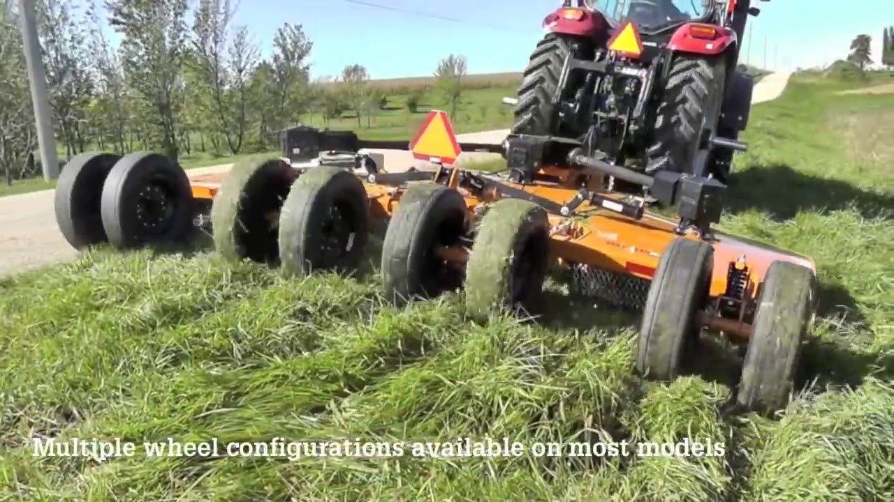 Woods Equipment Batwing Rotary Cutters - YouTube