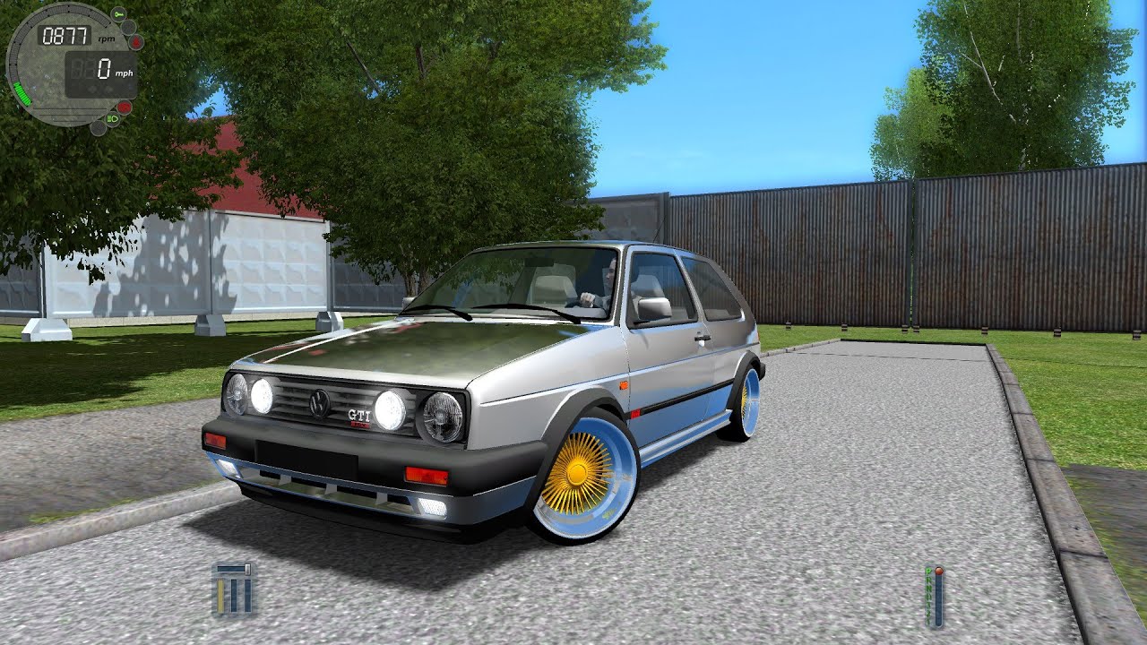 City Car Driving 1.5.0 VW Golf II 2 GTI [Logitech G27] - YouTube