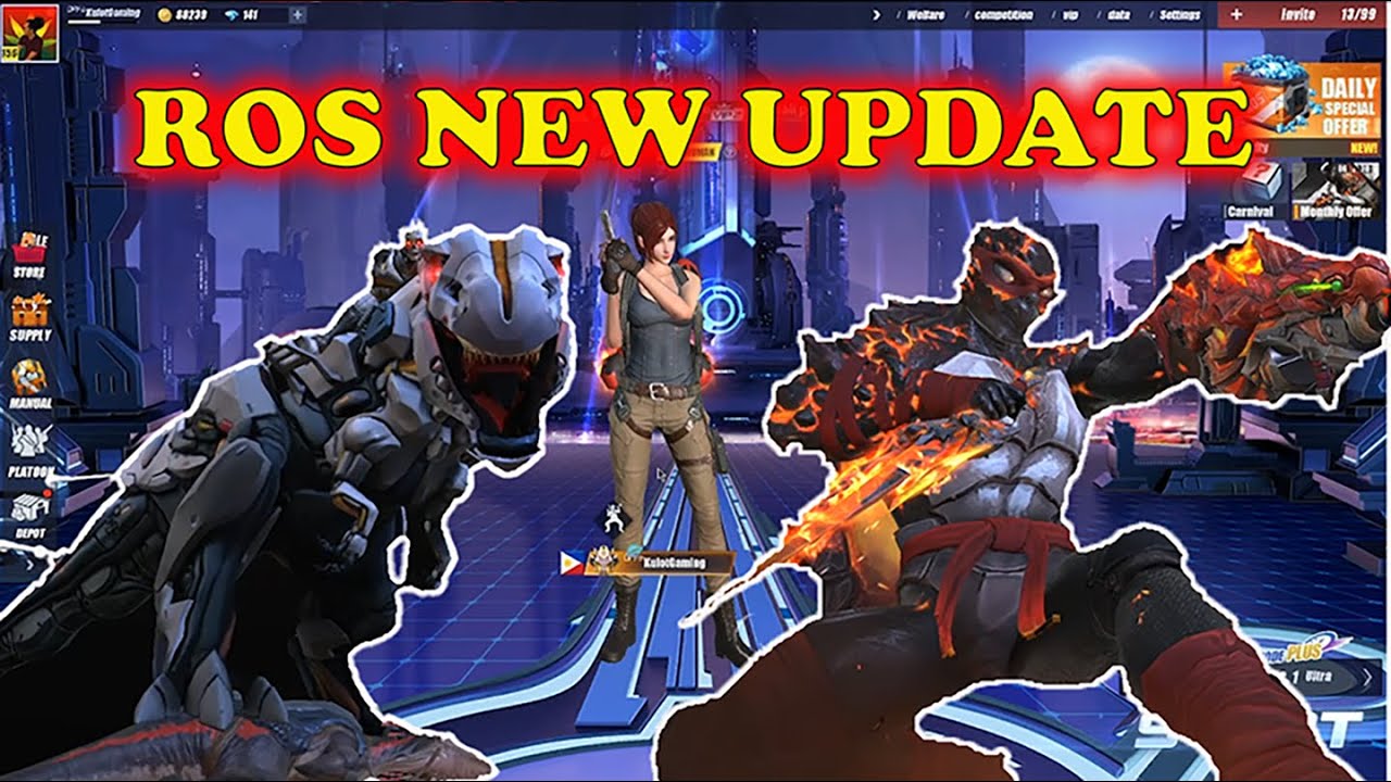 NEW VEHICLE SKIN? ROS NEW UPDATE!!! - YouTube