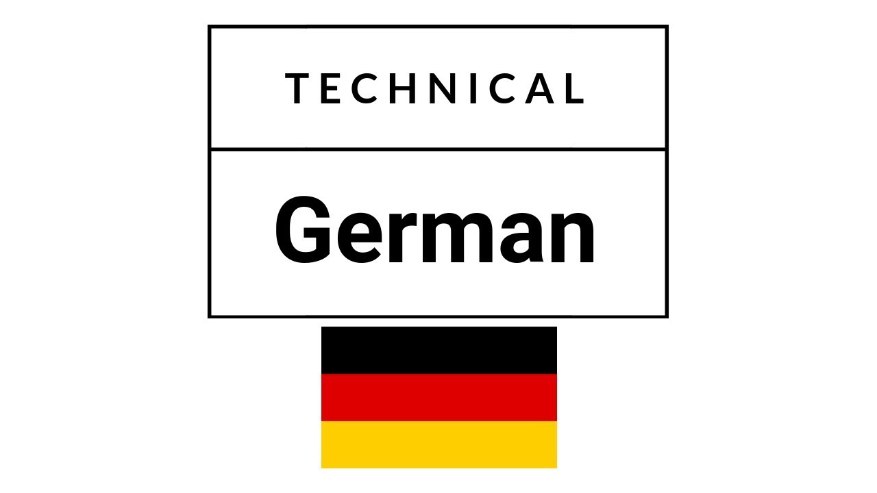 technical german vocabulary 5 - YouTube