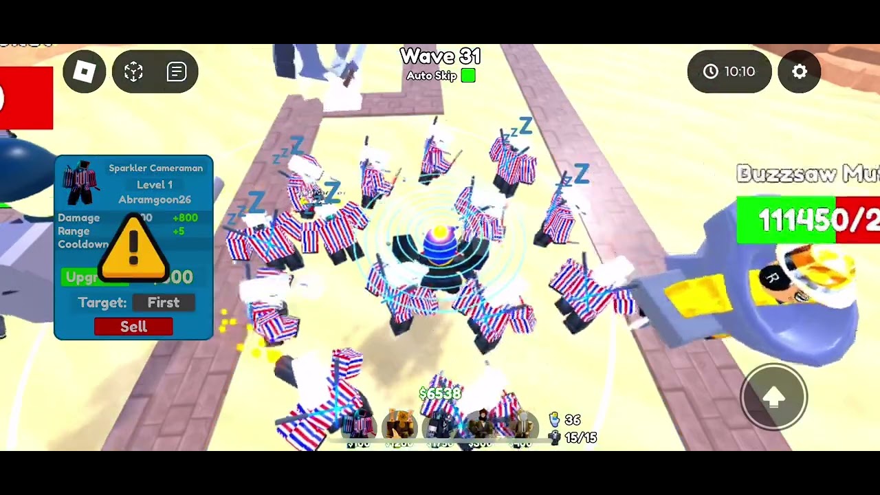 Playing Ttd nightmare (toilet tower defense) #toilet - YouTube